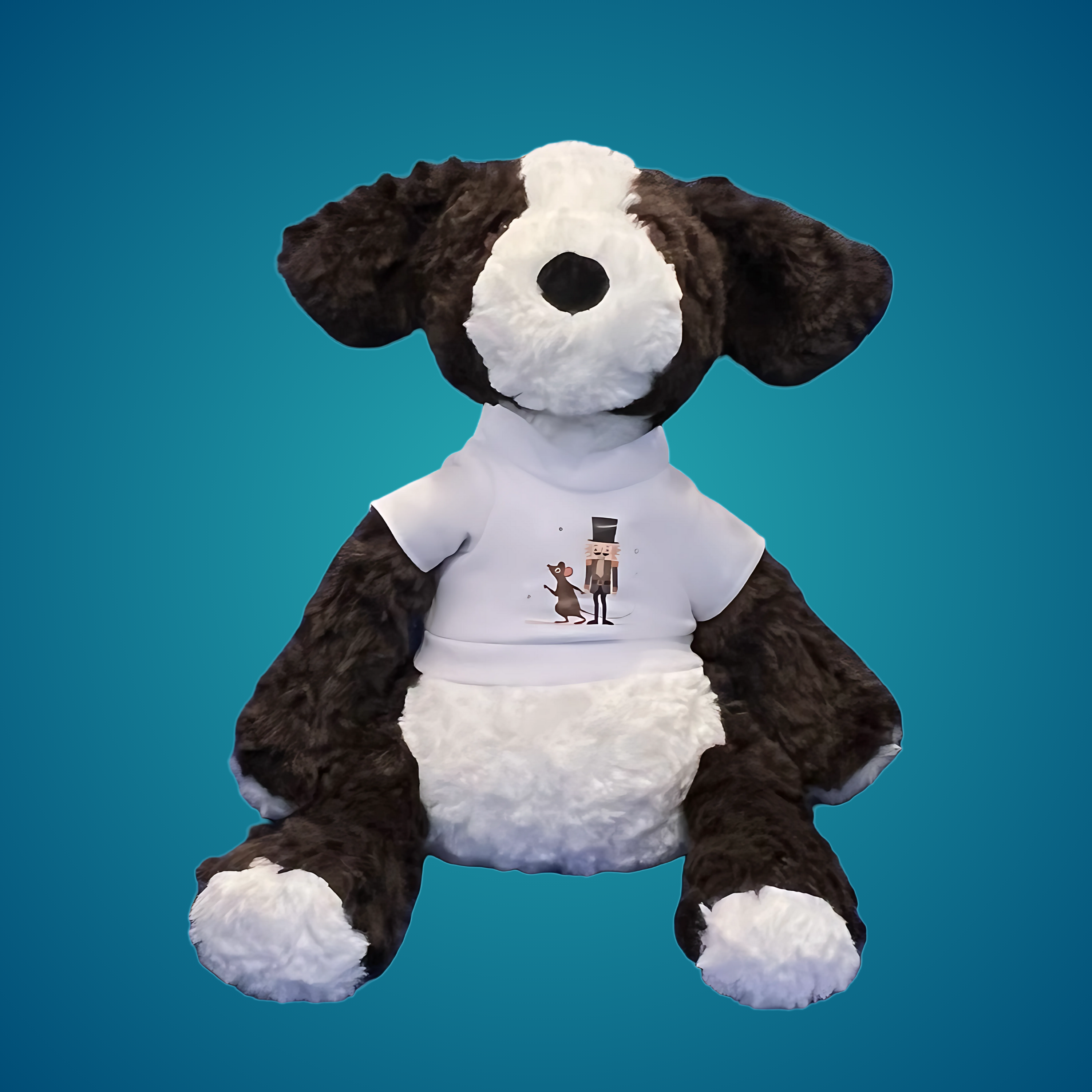 Songbook Ink | Gershwin Plush Dog – nutcracker