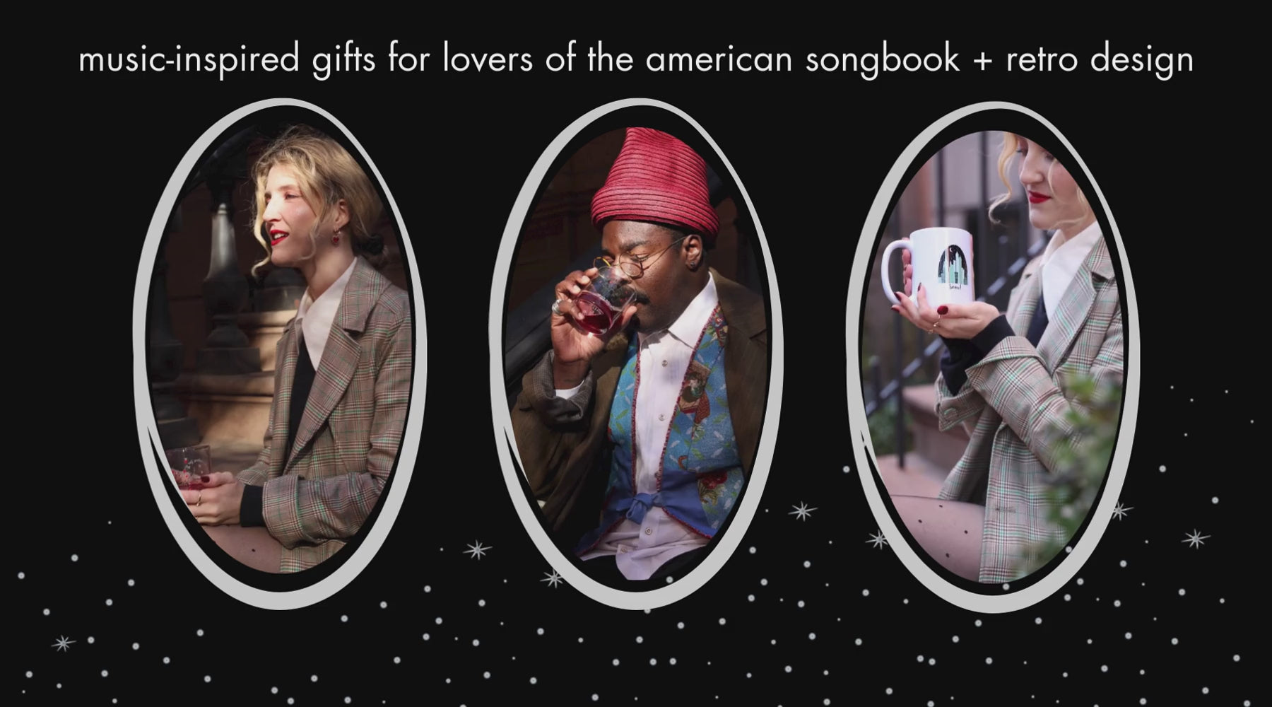 Midcentury Style. Timeless Tunes | Retro-Inspired Gifts Songbook ink ...